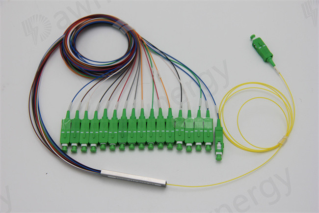 1x17 Mini Tipo SCAPC Fibra PLC Divididor