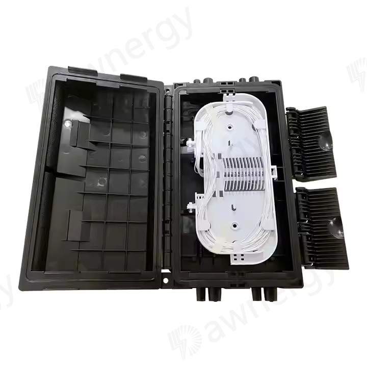 Caja de distribución de fibra óptica FTTH de 16 puertos con divisor 1x16